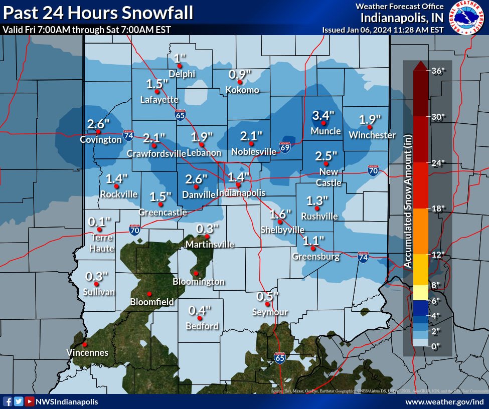 Winter Returns to the Midwest in January